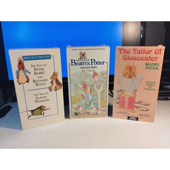 Media | Beatrix Potter Vhs Lot Of 4 Peter Rabbit Benjamin Bunny | Poshmark